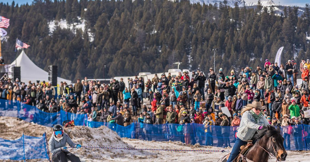 Big Sky Skijoring | Outside Bozeman