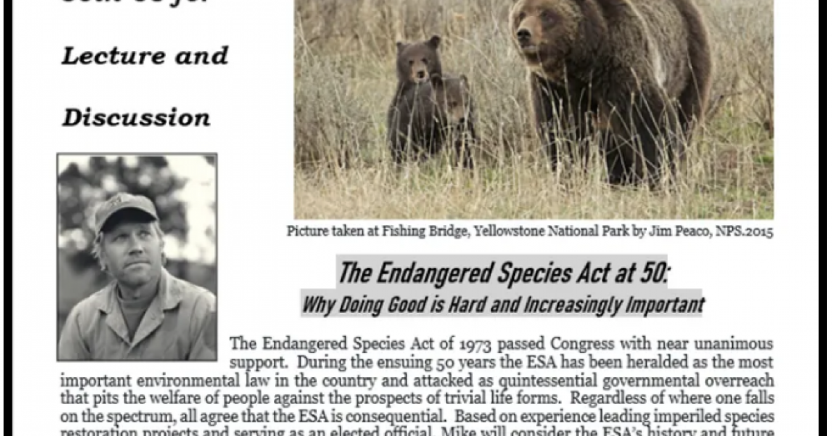 Honoring the Endangered Species Act: A 50-Year Anniversary | Outside ...