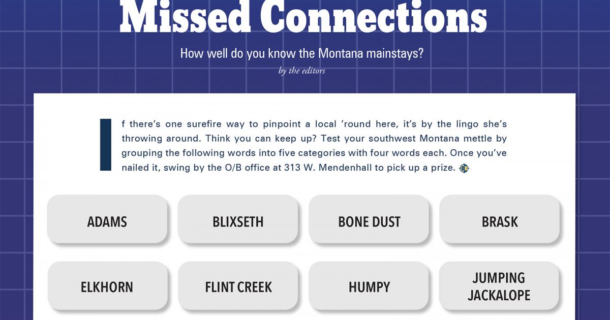 Missed Connections | Outside Bozeman