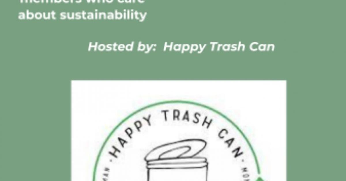Green Drinks with Happy Trash Can | Outside Bozeman