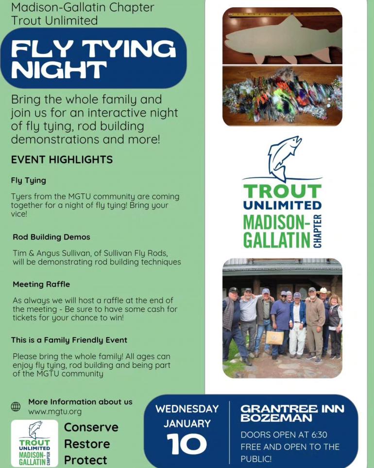 MGTU Fly-Tying Night | Outside Bozeman